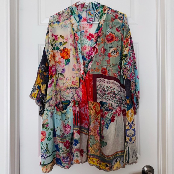 Johnny Was | Kimonos & Yukatas | Johnny Was Colorful Floral Kimono ...